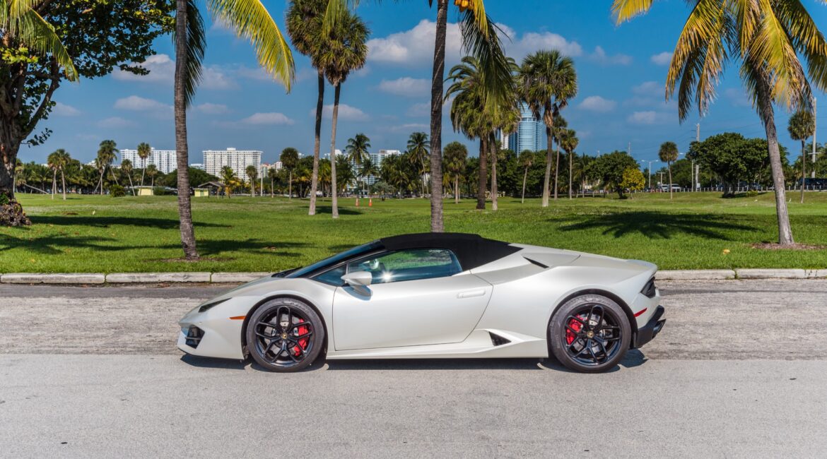 Lamborghini Huracan Spyder Rental Miami | Centurion Lifestyle
